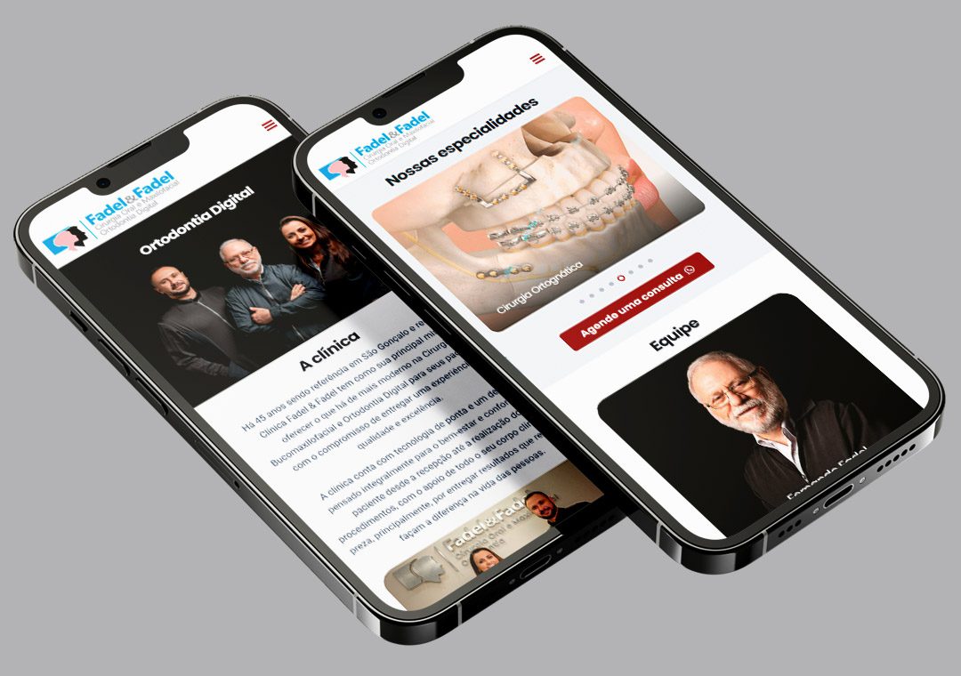 Clínica Fadel & Fadel Bucomaxilo | Portfólio - WCRIA Design Criativo